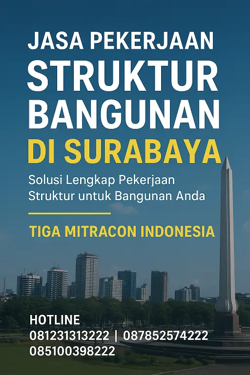 Jasa Pekerjaan Struktur Bangunan untuk Dak Panel Lantai Citicon di Surabaya